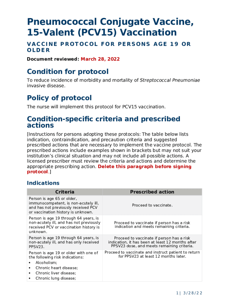 Adult Immunization Status (AIS-E) Proposed Measure Doc Template | pdfFiller