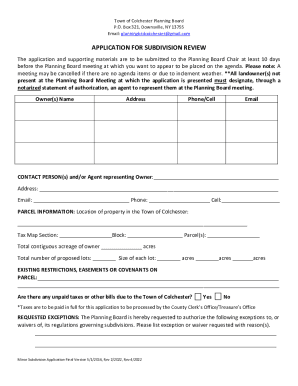 Fillable Online APPLICANT'S GUIDE TO BOUNDARY LINE ... Fax Email Print ...