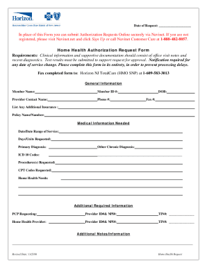 Fillable Online Home Health Request Form Fax Email Print - pdfFiller