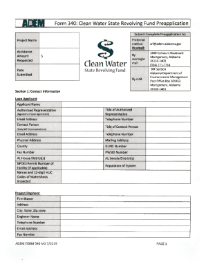 Fillable Online Apply for the Clean Water State Revolving Fund Fax ...