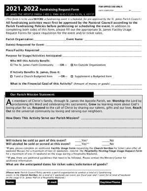 Fillable Online 2021. 2022 Fundraising Request Form Fax Email Print ...