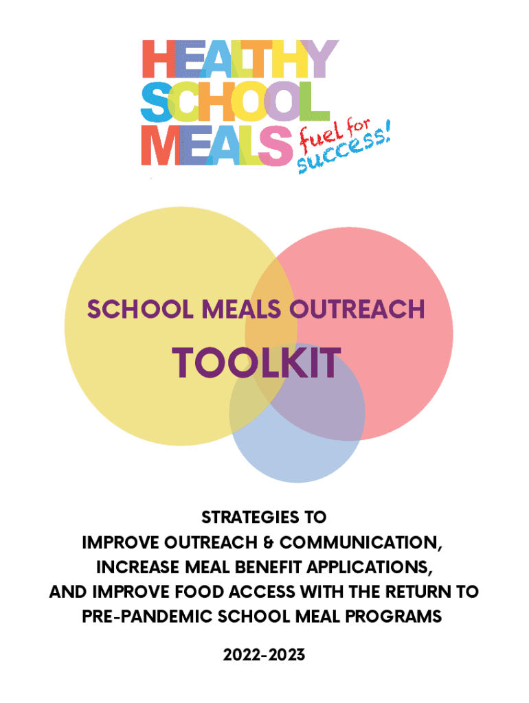 Fillable Online School Meals Application Outreach Toolkit Fax Email ...
