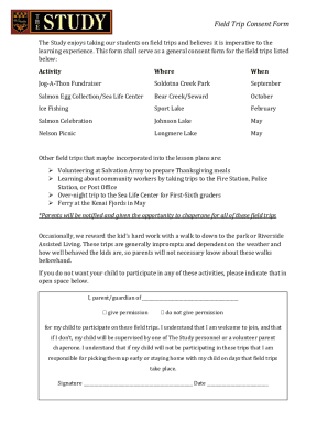 Fillable Online How Field Trips Provide Value Outside of the Classroom Fax Email Print - pdfFiller