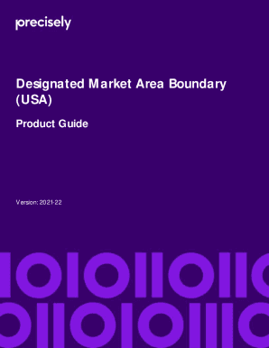 Fillable Online Designated Market Area Boundary (USA) v2022 Product ...