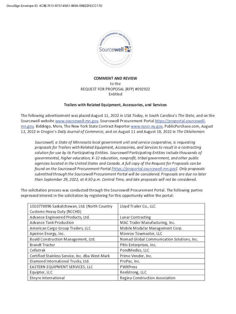 Fillable Online How to analyze a request for proposal Fax Email Print - pdfFiller