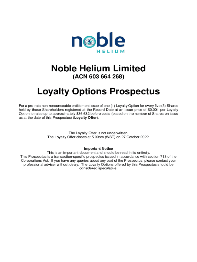 Fillable Online 1 for 11 non-renounceable pro-rata entitlement offer of ...