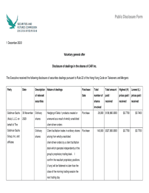 Fillable Online Public Disclosure Form - Hong Kong Fax Email Print ...