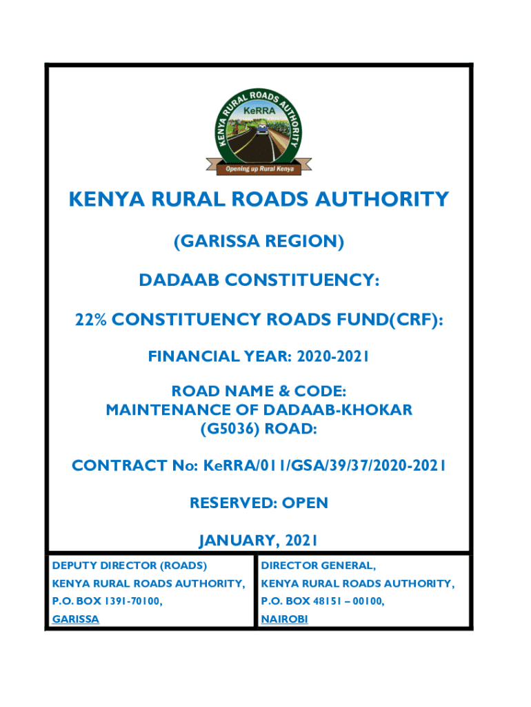 Fillable Online (garissa region) dadaab constituency Fax Email Print ...