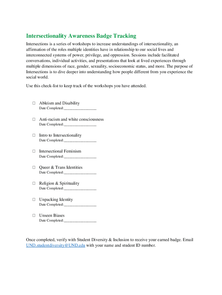 Fillable Online What is intersectionality, and what does it have to do ...