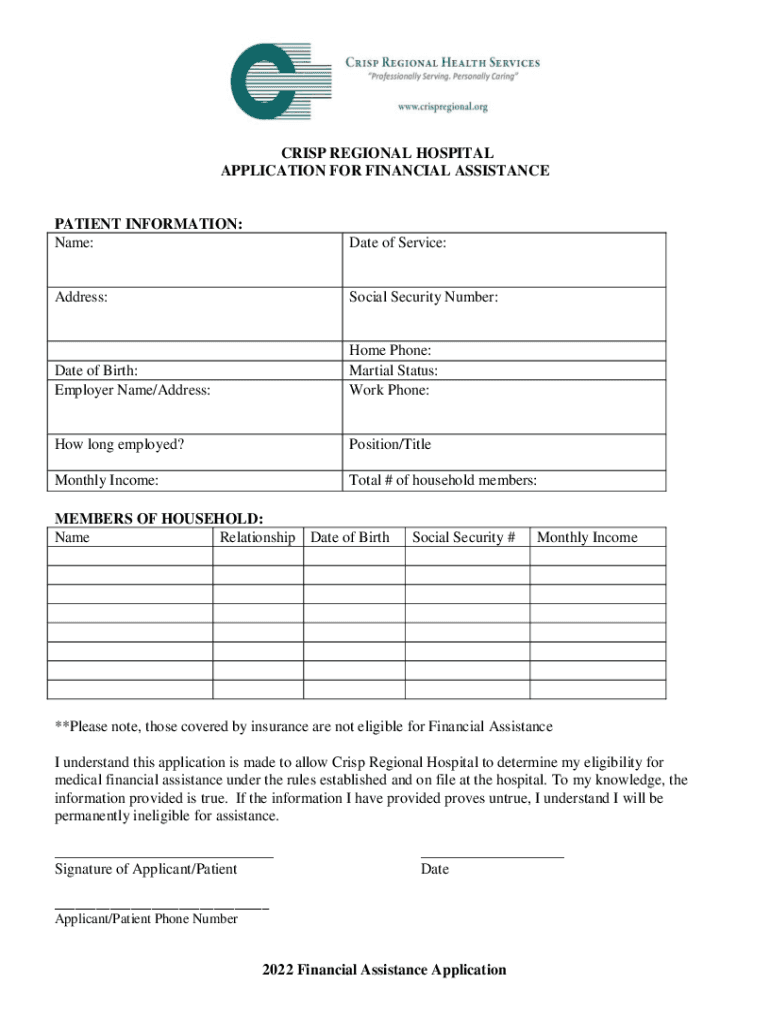 Fillable Online University Hospitals Financial Assistance Application Fax Email Print - pdfFiller