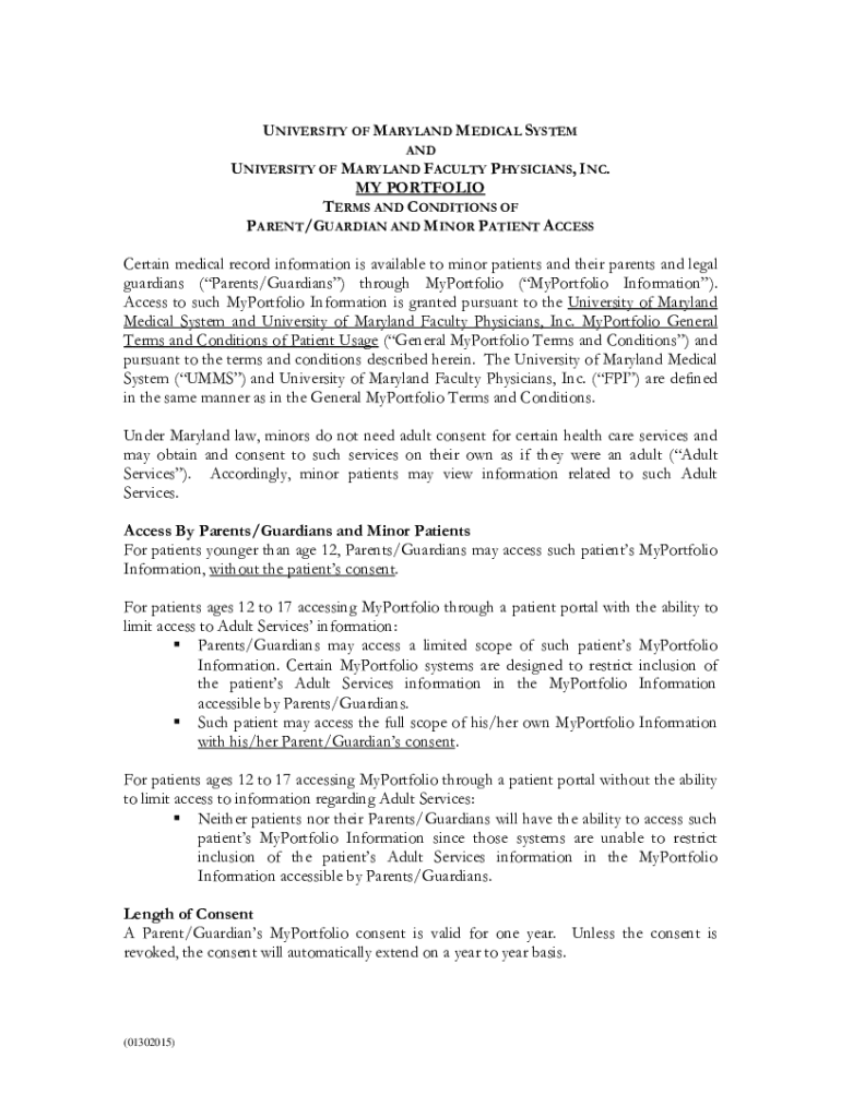 Fillable Online proxy-access-form-pediatric-and-minor-patients.pdf Fax Email Print - pdfFiller