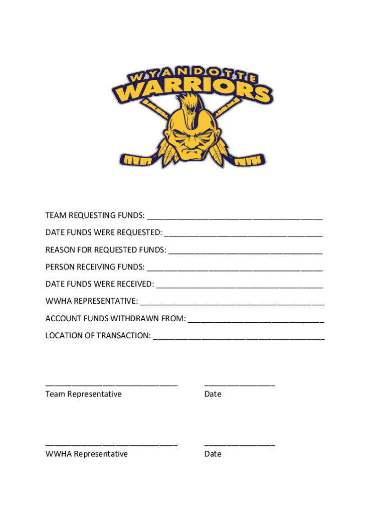 Fillable Online WWHA Financial Request Form Fax Email Print - pdfFiller