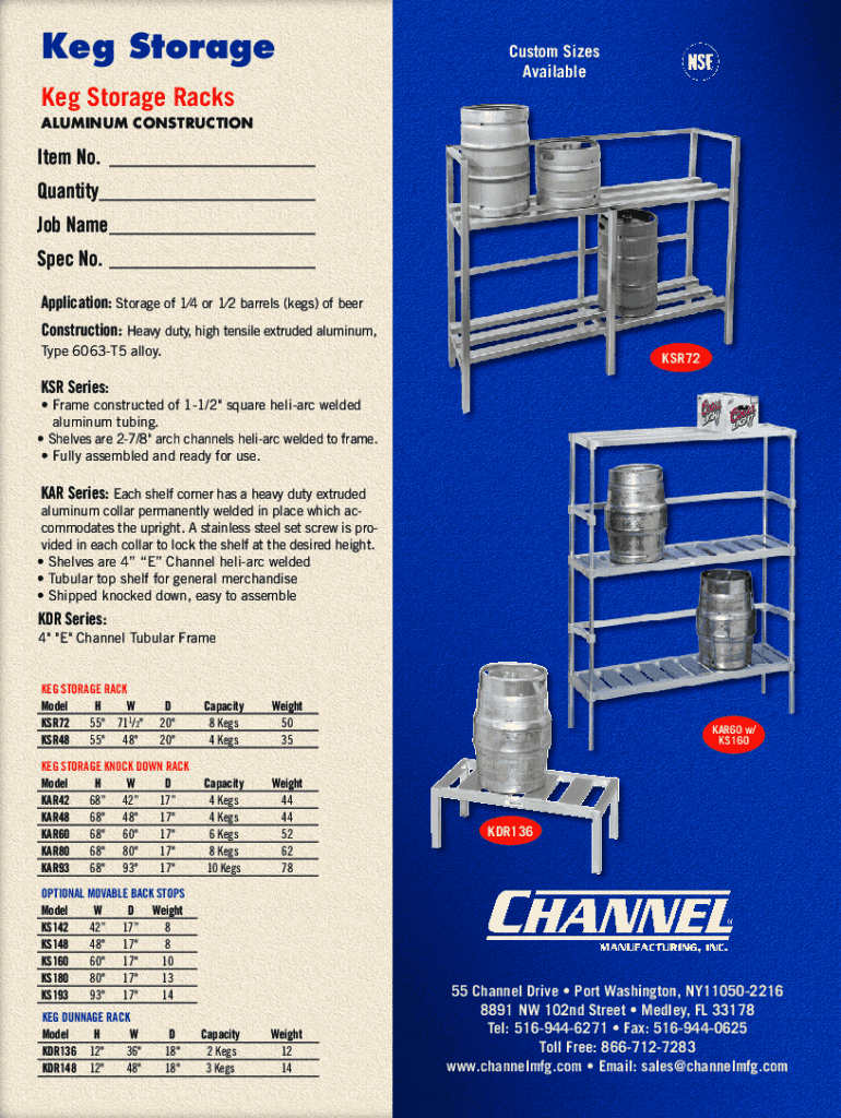 Fillable Online keg registration identification form Fax Email Print ...