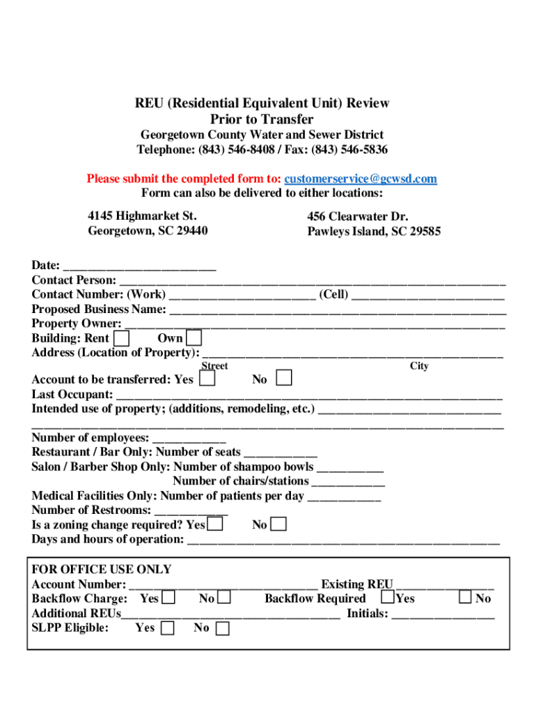 Fillable Online City of Georgetown Residential Utility Application ...