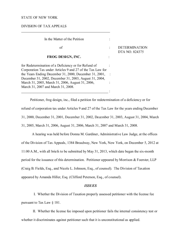 Fillable Online FROG DESIGN, INC Fax Email Print - pdfFiller