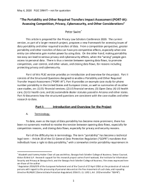 Fillable Online Summary of Discussion of the Roundtable on Data ... Fax Email Print - pdfFiller