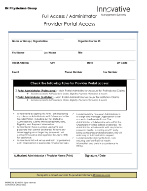 Fillable Online Medical Authorization Portal Access Request Form Fax ...