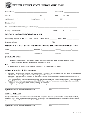 Fillable Online New Patient Paperwork - NEW Fax Email Print - pdfFiller