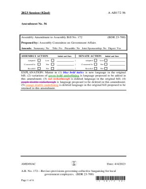 Fillable Online AB172 Overview Fax Email Print - pdfFiller