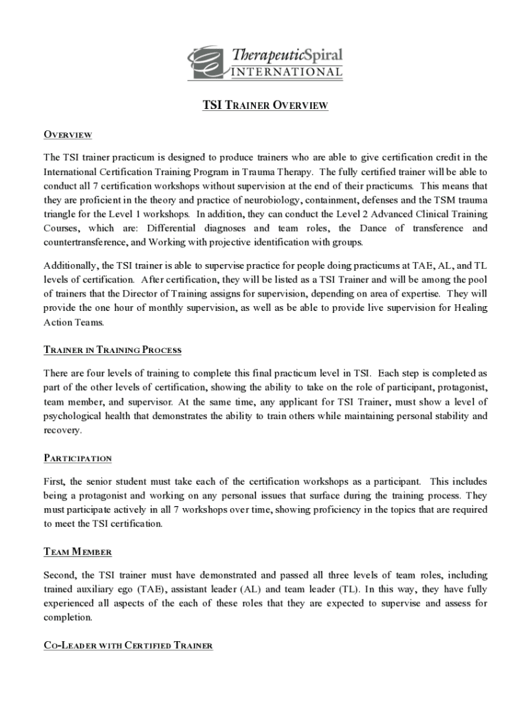 Fillable Online Bringing the TSM trauma triangle into action Fax Email ...