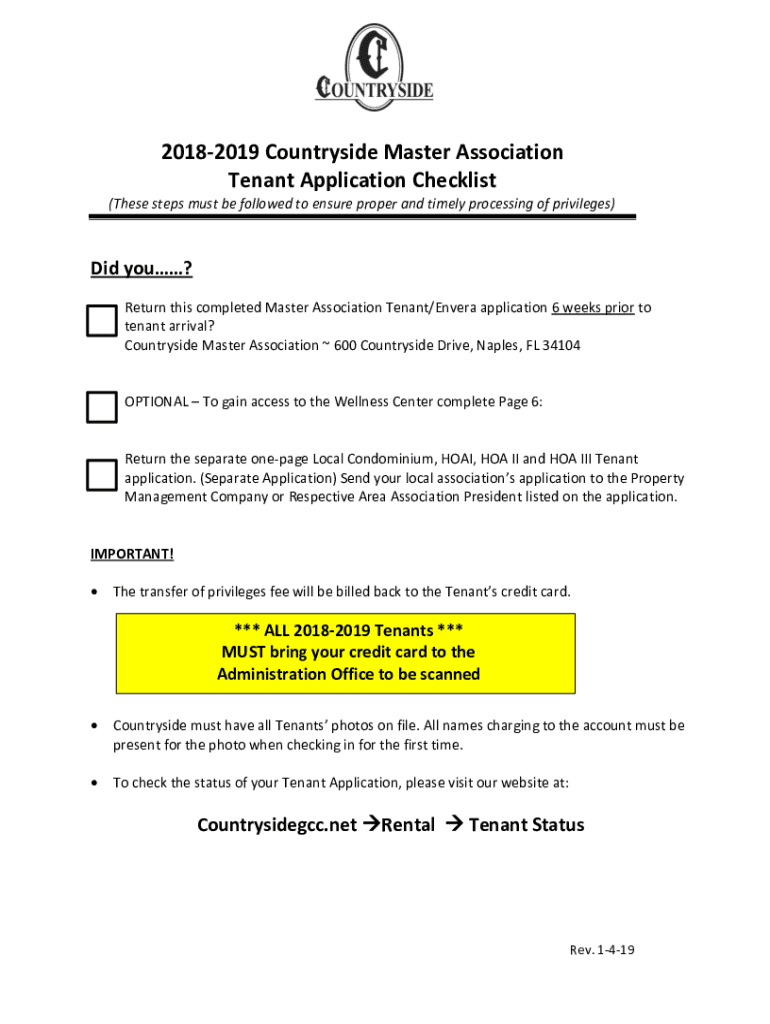 Fillable Online Application Guidelines - 365 Property Management Fax ...