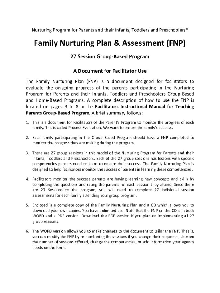 Fillable Online Request for Proposal Nurturing Parents Fax Email Print - pdfFiller