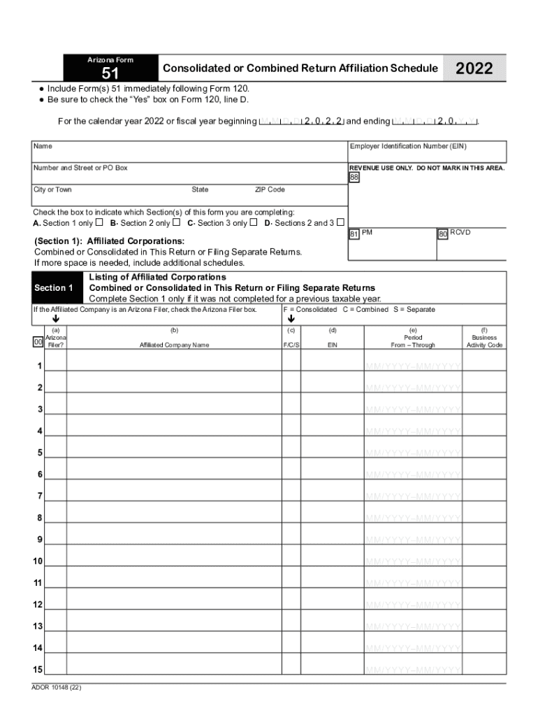 Fillable Online About Form 851, Affiliations Schedule Fax Email Print ...
