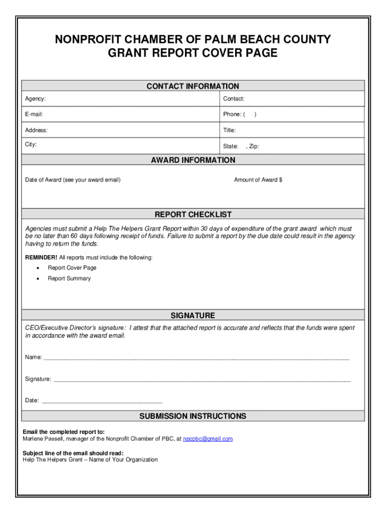 Fillable Online Nonprofit Chamber of Palm Beach County Company Profile Fax Email Print - pdfFiller