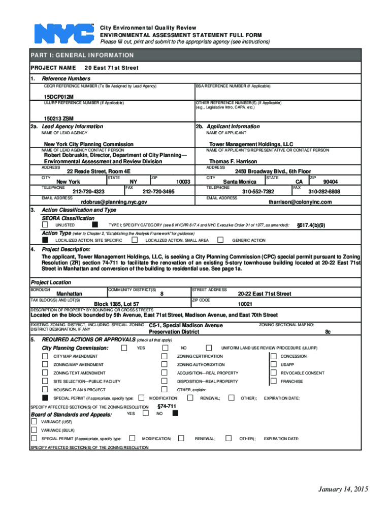 Fillable Online state environmental quality review revised findings ...