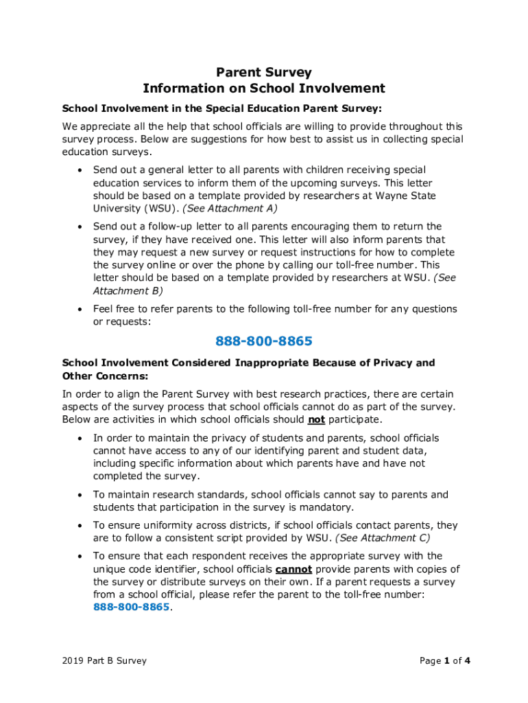 Fillable Online Using Surveys to Increase Parent Involvement Fax Email ...