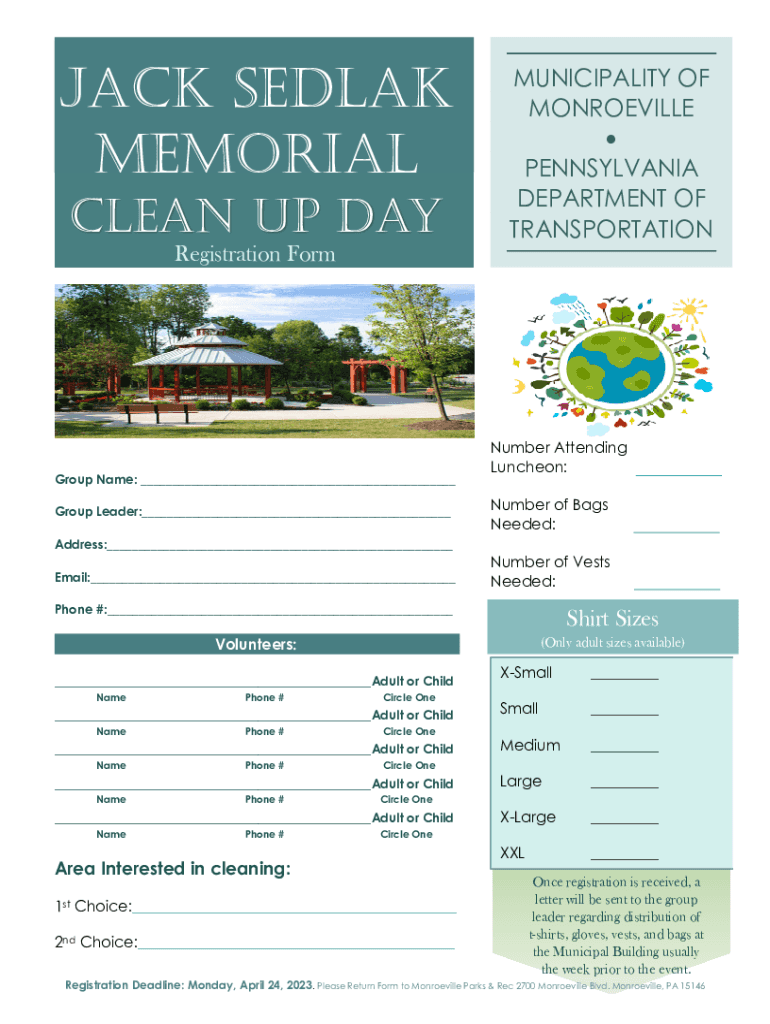 Fillable Online Registration is open for the 27th Annual Jack Sedlak ...