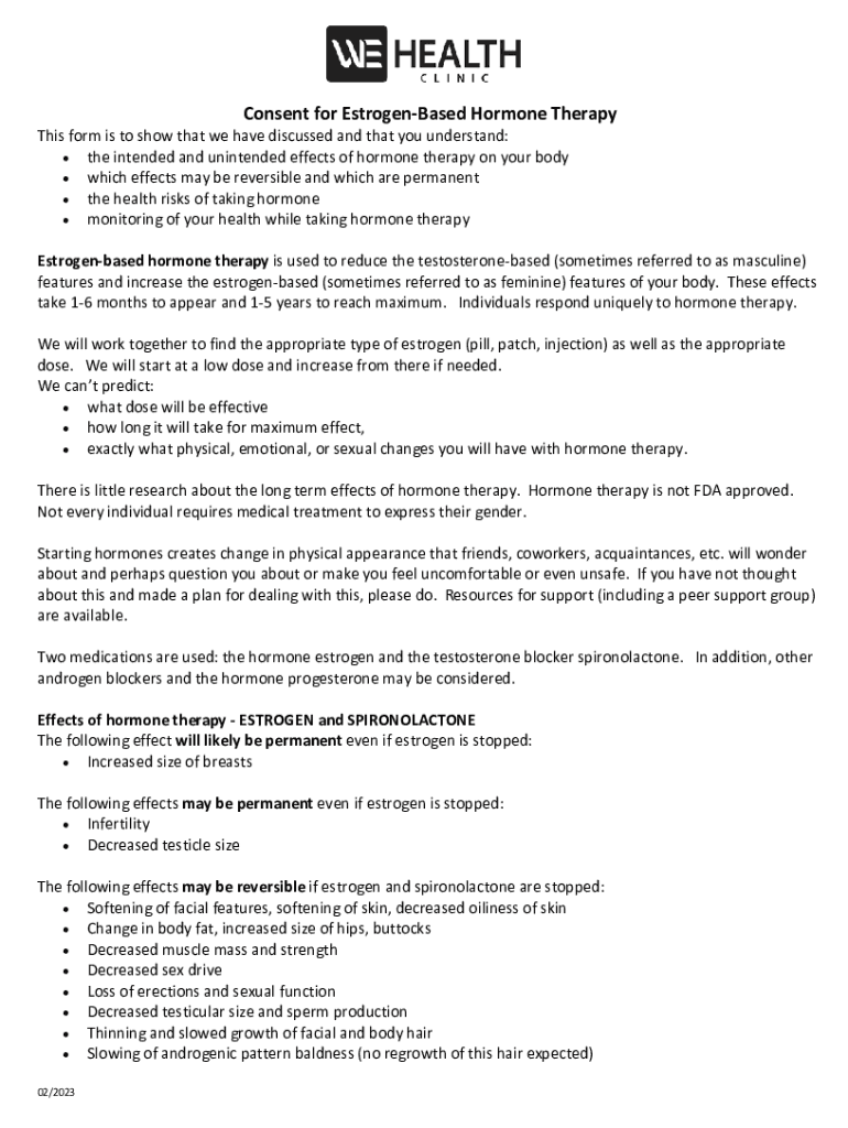 Fillable Online Preparing for your Hormone Therapy Visit Fax Email ...