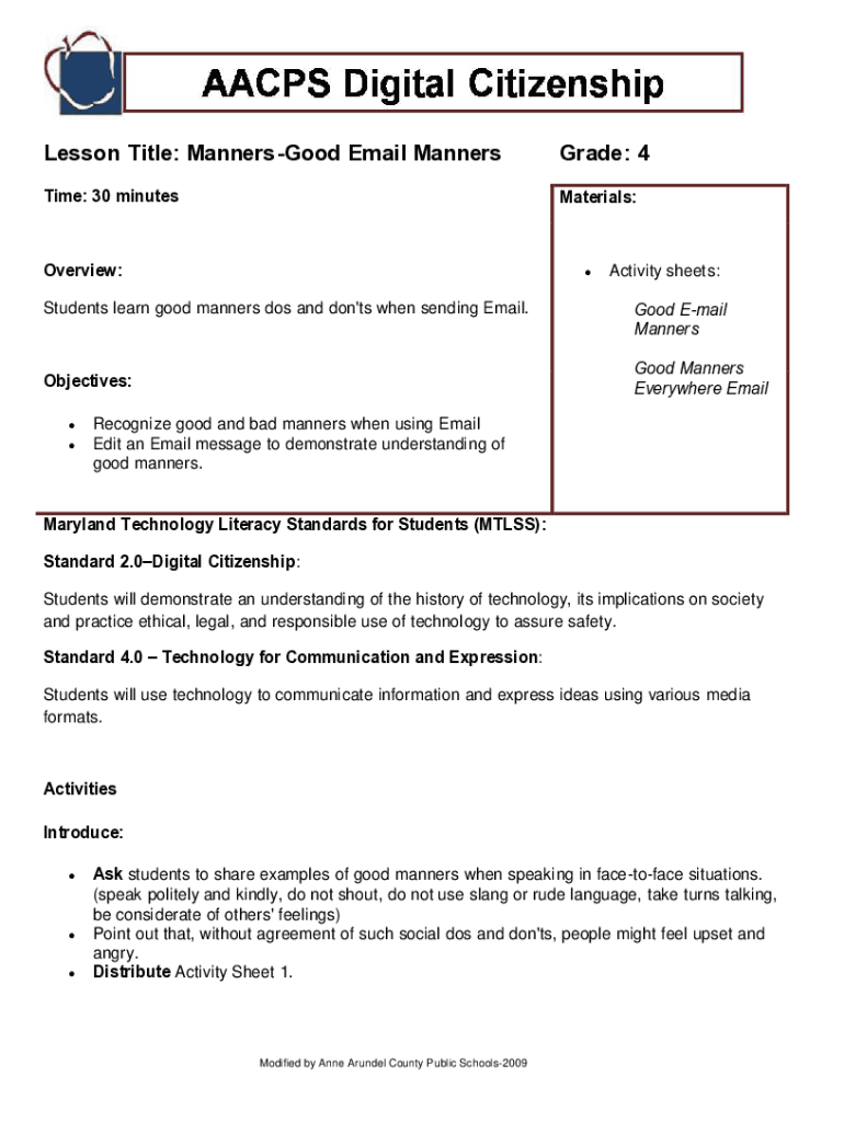 Fillable Online Email Etiquette: Teaching Students How to Email a Teacher Fax Email Print ...
