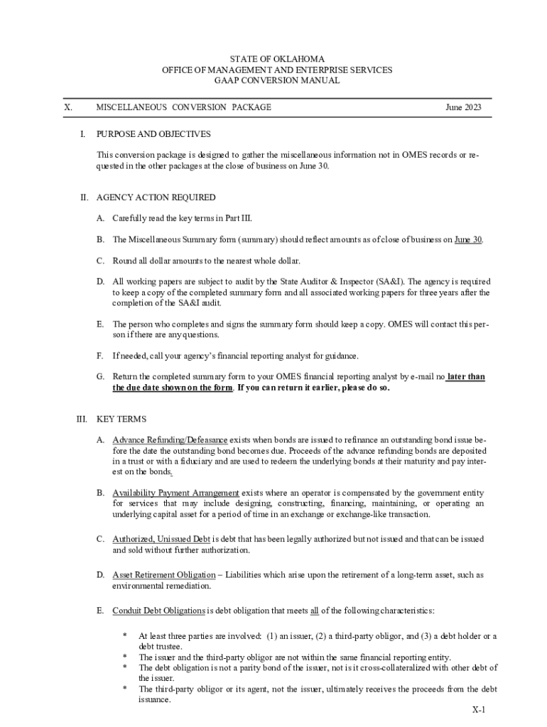 Fillable Online OMES Form X-1 Instructions. Instructions on completing ...