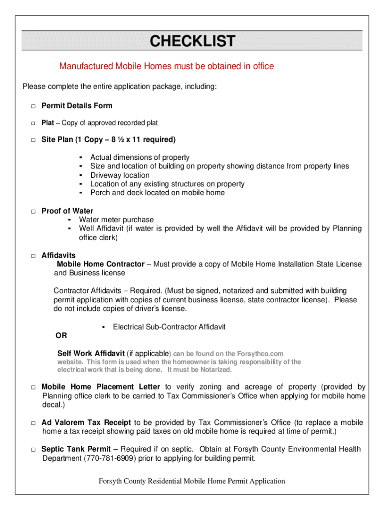 Fillable Online DECK PORCH PERMIT PACKET ... Fax Email Print - pdfFiller