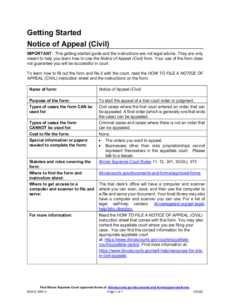 Fillable Online Illinois Standardized Forms - Approved - Getting ...