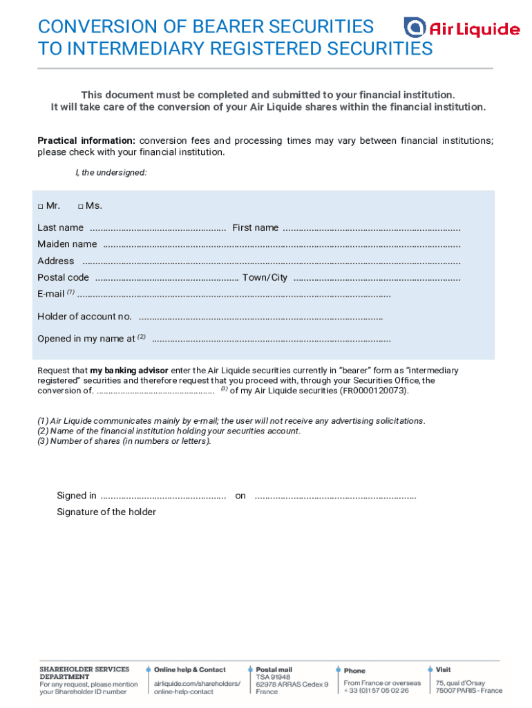 Fillable Online Everything you wanted to know about shareholding ...