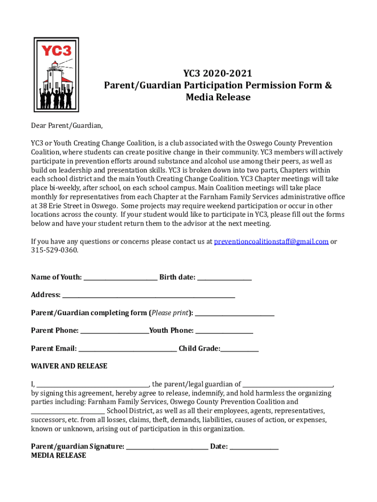 Fillable Online Short Break: Parent/Guardian Notification and Consent ...