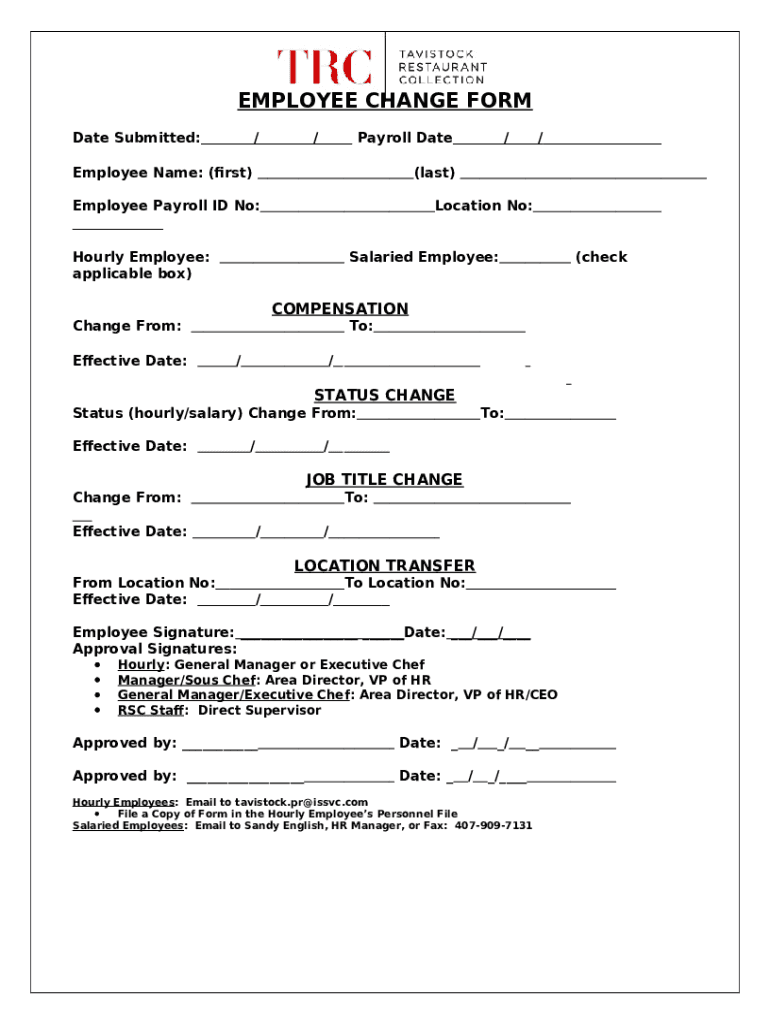 Submit an Employee Data Change - Bronco Hub Training ... Doc Template | pdfFiller