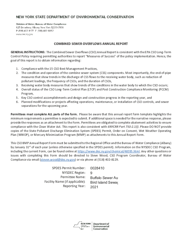 Fillable Online Combined Sewer Overflows Guidance for Long-Term ... Fax ...