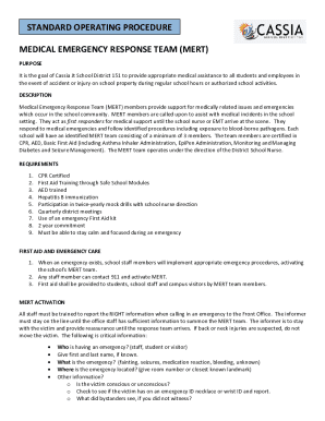 Fillable Online Medical Emergency Response Team Lawrence County ... Fax Email Print - pdfFiller