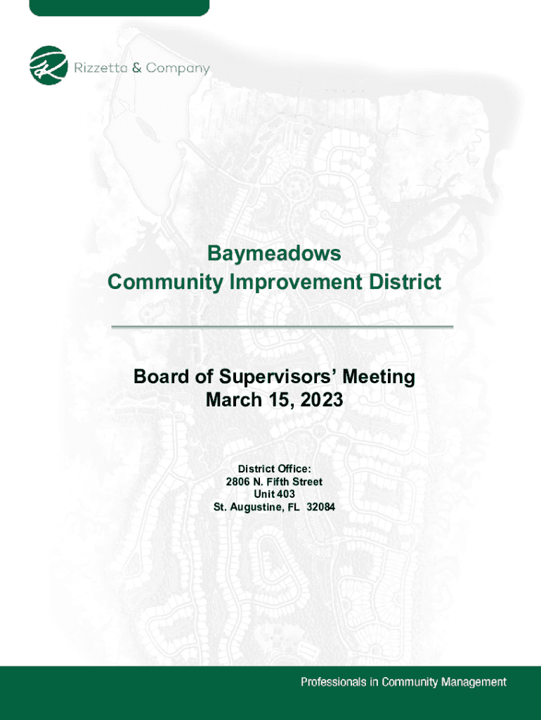 Fillable Online Community Improvement District Fax Email Print - pdfFiller