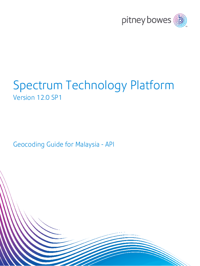 Fillable Online (PDF) Spectrum Technology Platform Geocoding Guide ...