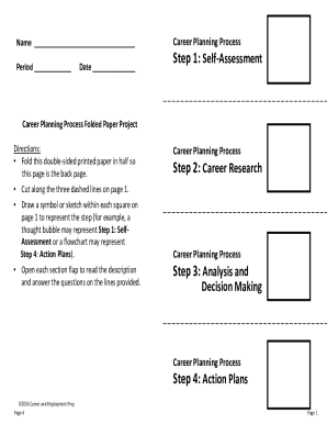 Fillable Online Step 1: Self-Assessment Step 4: Action Plans Step 3 Fax ...