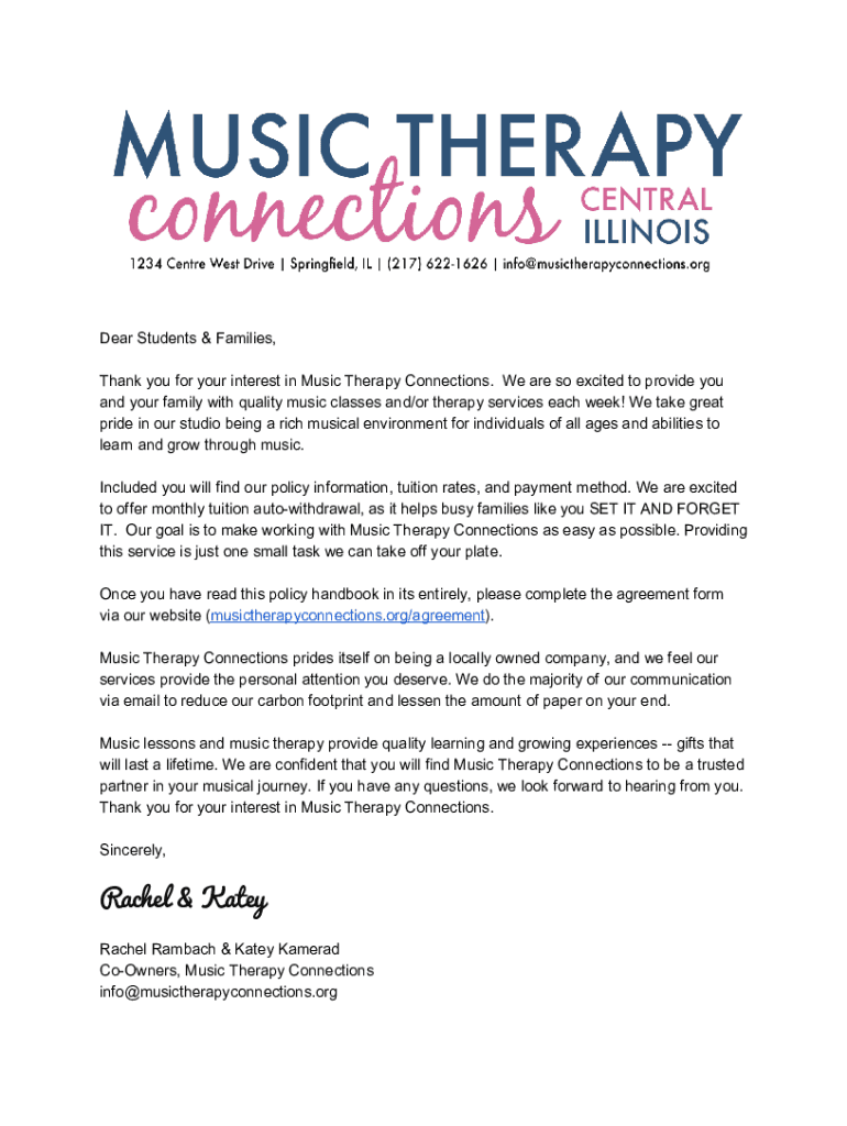 Fillable Online A Customizable Beginning-of-the-Year Letter to Your ...