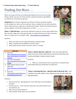 Fillable Online 26 Fun and Easy Babysitting Ideas To Keep Kids Engaged ...