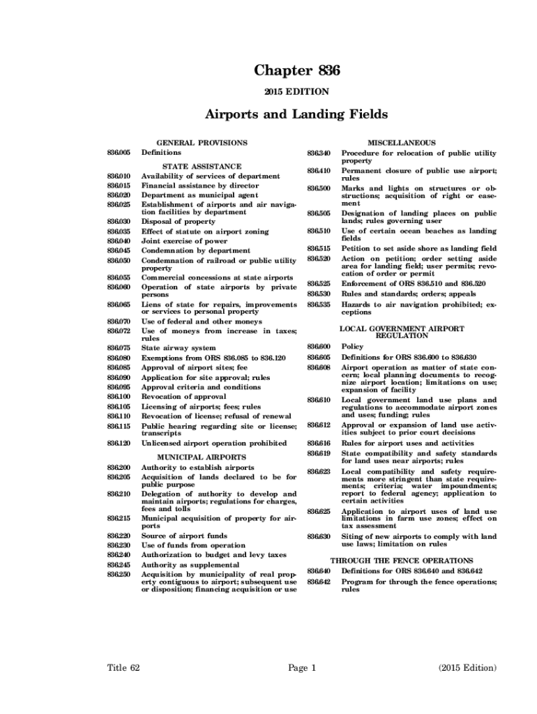 Fillable Online Section 836-010-0011 - Filing, Review of Rates and ...