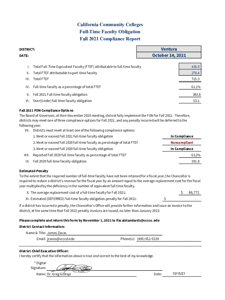 Fillable Online 75/25-the Faculty Obligation Number or Why are We Not ...