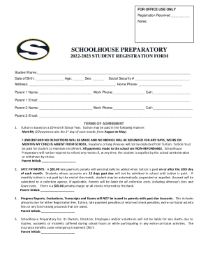 Fillable Online SCHOOLHOUSE PREPARATORY Fax Email Print - pdfFiller