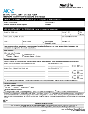 Fillable Online Retiree Enrollment form for Life Insurance Fax Email ...